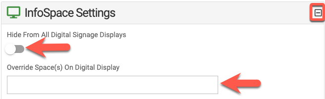 INFOSPACE: Display Options – eSPACE Support Center