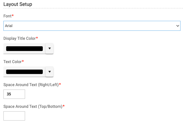 INFOSPACE: Setting Up A Display Type – eSPACE Support Center